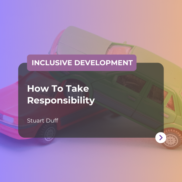 How to take responsibility