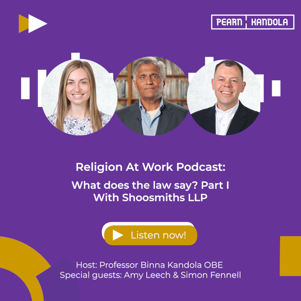 Religion At Work - What Does The Law Say? With Shoosmiths LLP